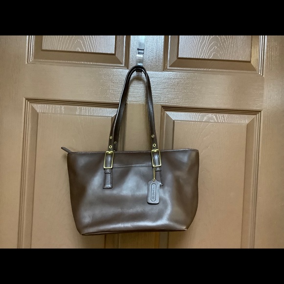 Coach | Bags | Coach Leather Mini Market Brown H2w9847 | Poshmark